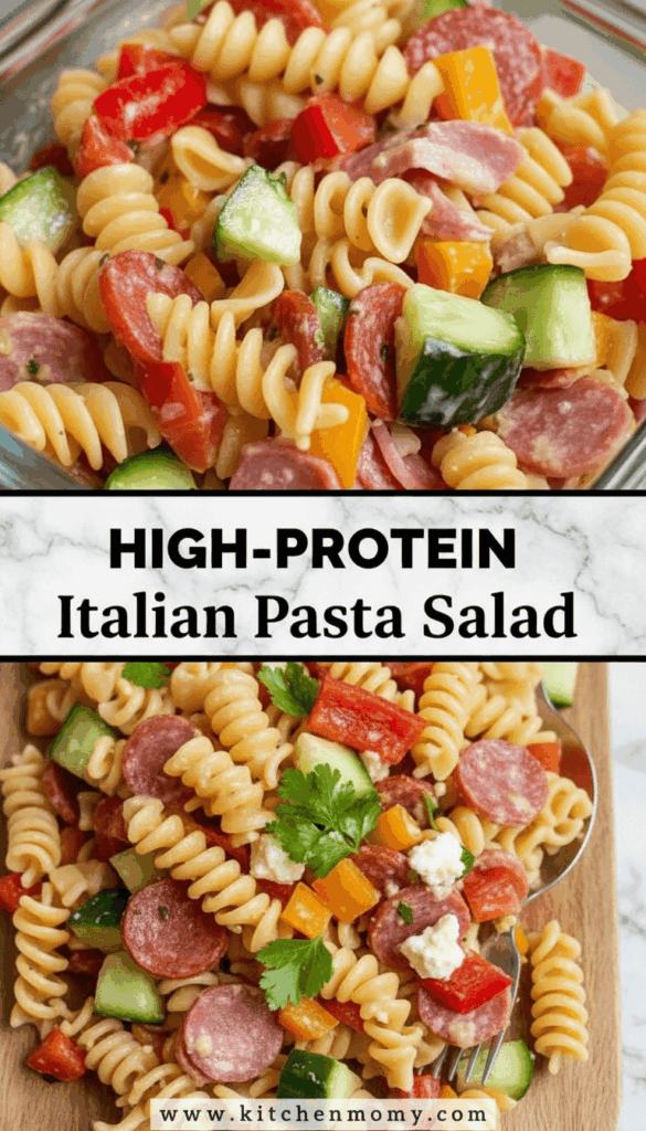 High Protein Italian Pasta Salad – yumroh